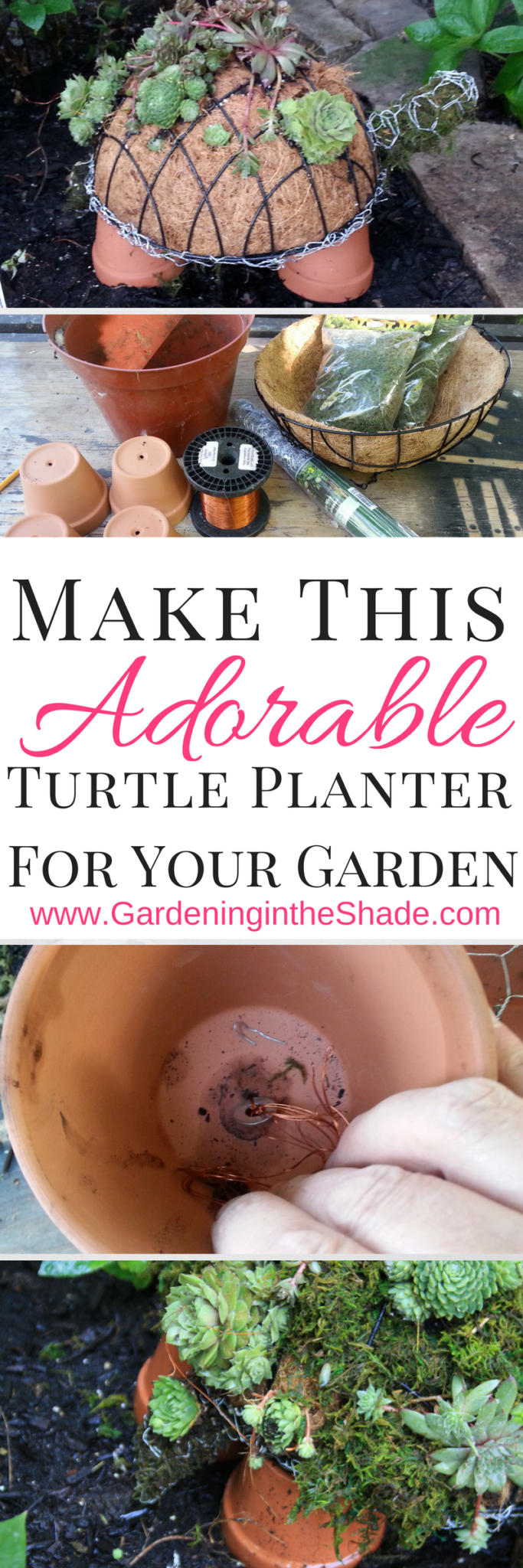 Make This Adorable Turtle Planter for your Garden! - The Salty Knitter