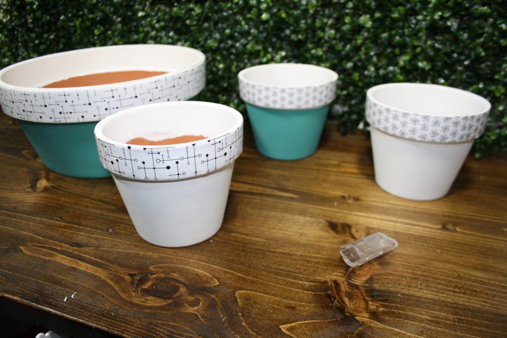 Atomic Style Planters for Fellow MCM Geeks - The Salty Knitter